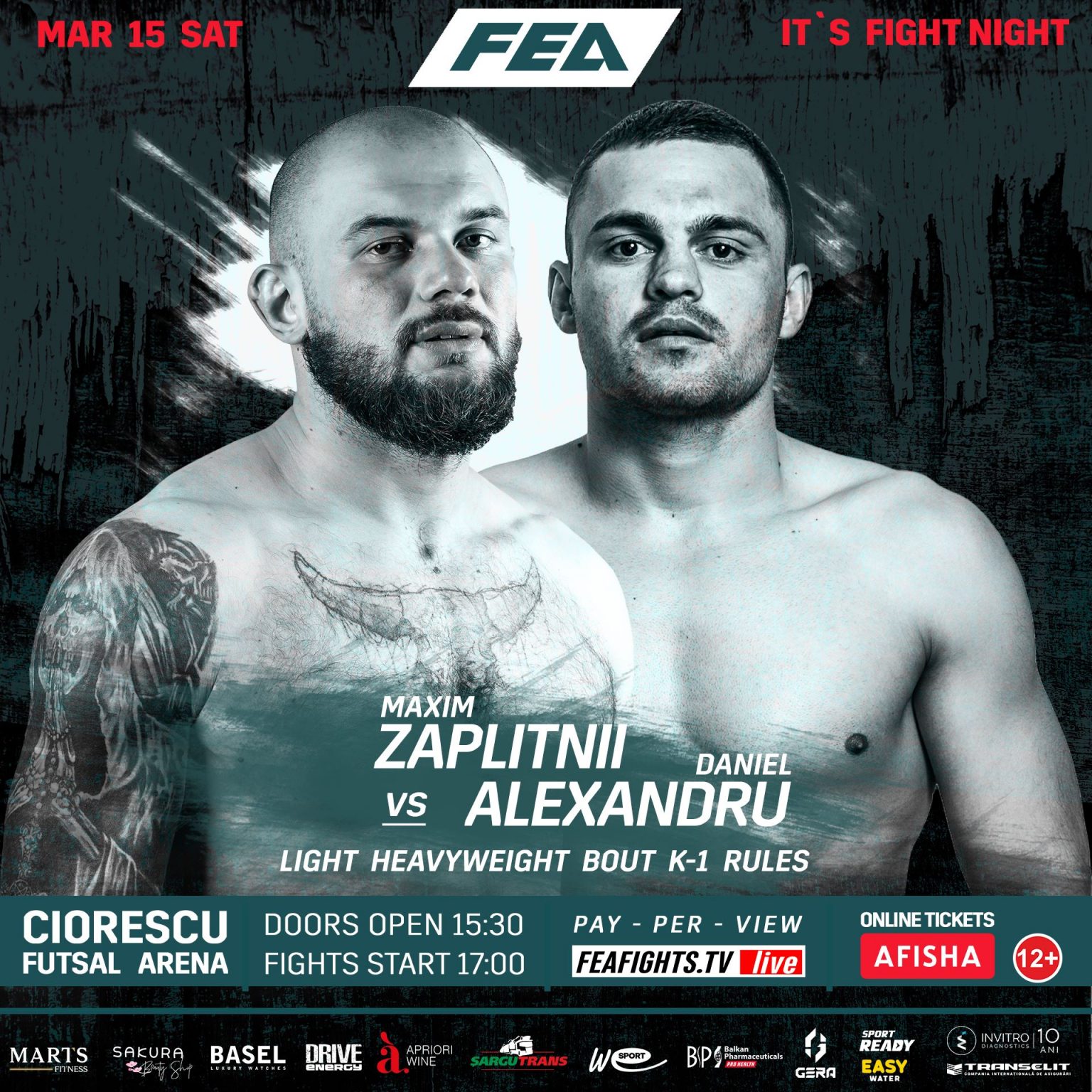 FEA CHAMPIONSHIP 15.03.2025. Daniel Alexandru vs Maxim Zaplitnii ...